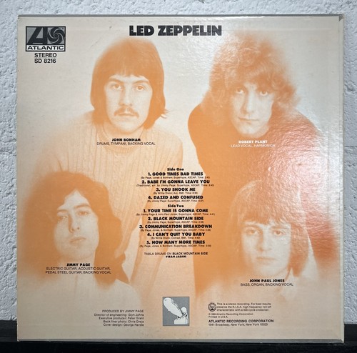 Led Zeppelin 1 Rare Atlantic White Label Promo Lp | eBay