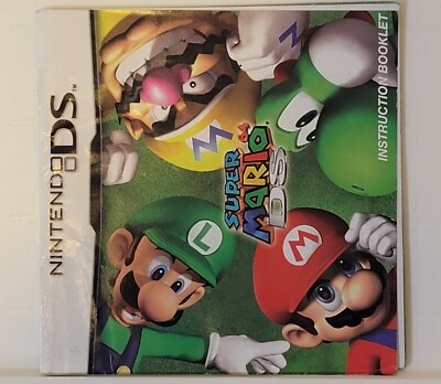 (Manual Only) Super Mario 64 DS - Nintendo DS Authentic Instruction ...