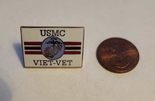 BRAND NEW Lapel Pin USMC VIET-VET Vietnam Enamel 1" | eBay