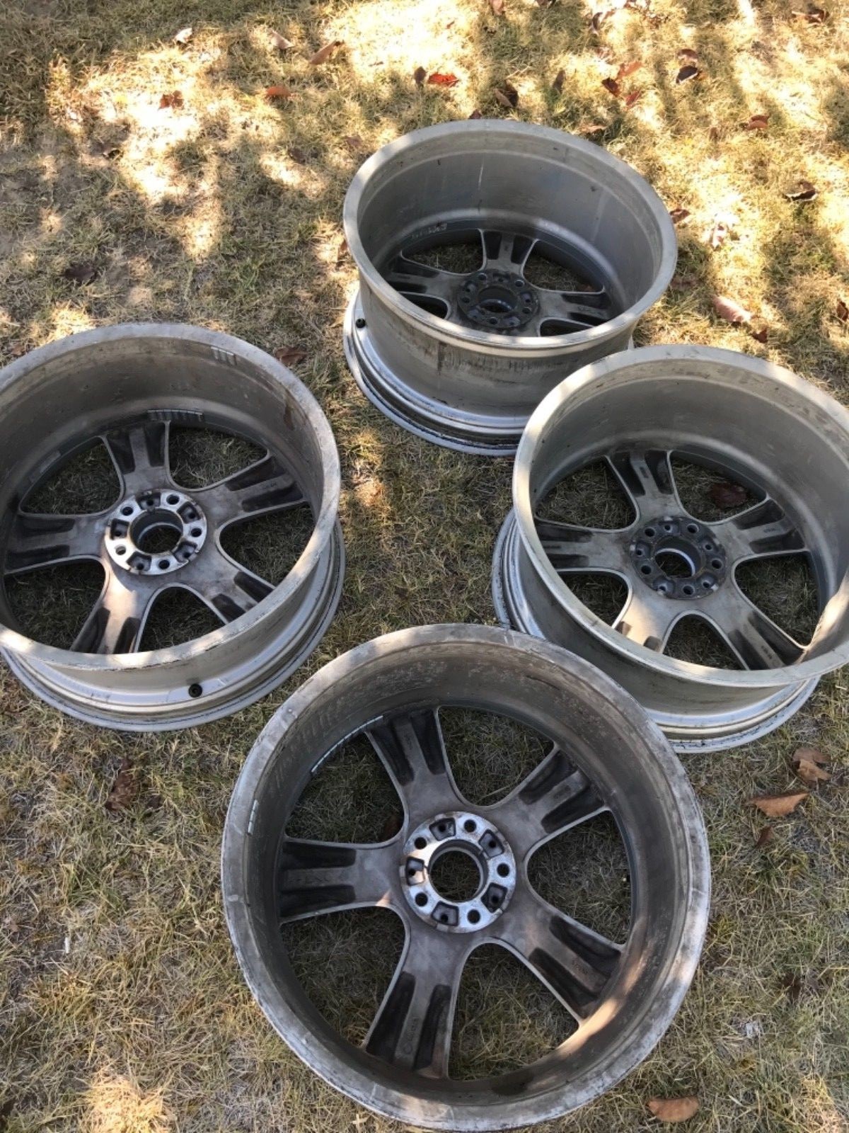 2004-2006 BMW X5 X6 E65 E66 Genuine OEM 21" Staggered Wheels | 4 ...