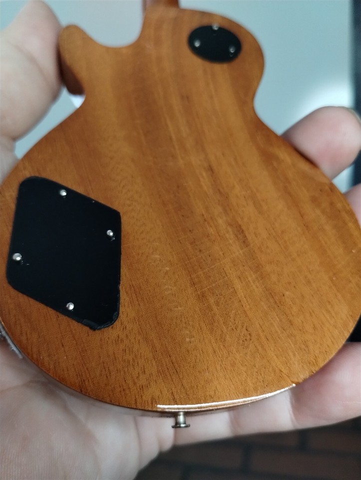 GIBSON 1957 Les Paul Gold Top 1:4 Scale Replica Guitar ~Axe Heaven~ | eBay