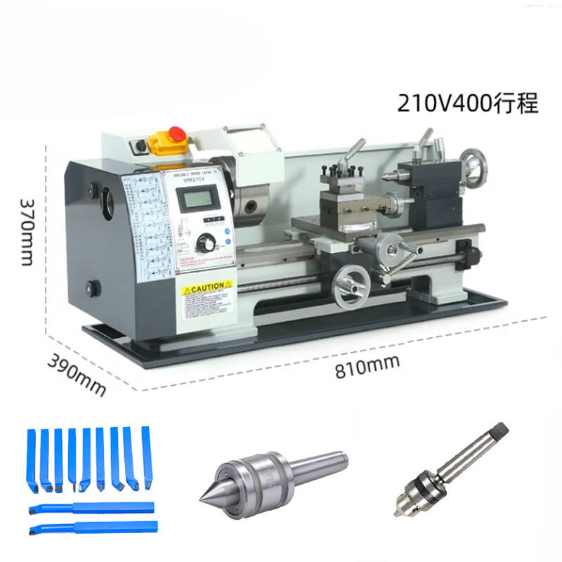 MY2140 Small Home Lathe Metal Mini Lathe Desktop Lathe Instrument ...