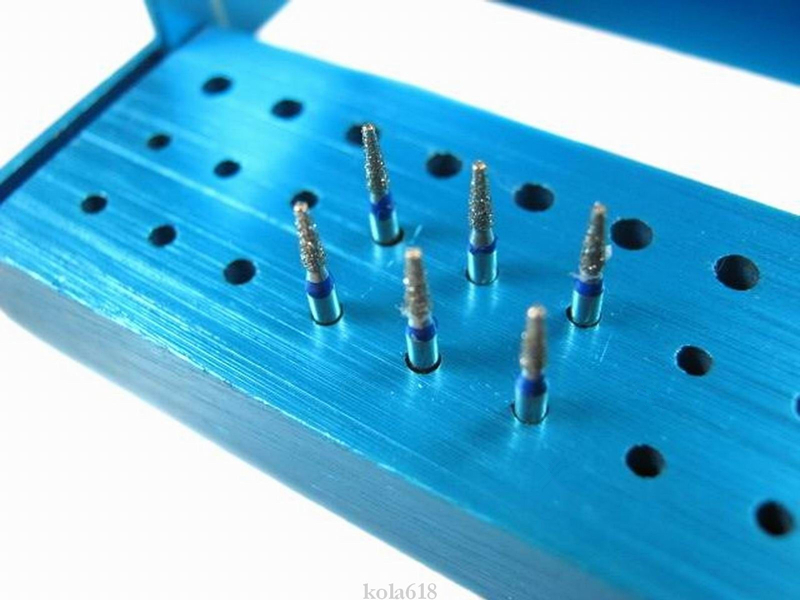 3 pcs New FG RA Bur Burs Holder / Bur Block Blocks Blue | eBay