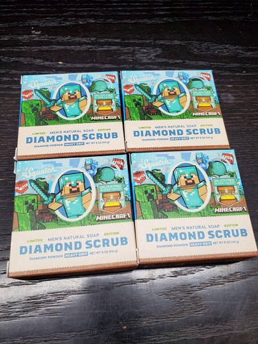 Minecraft Edition Diamond Scrub Soaps from Dr. Squatch with Game Codes ...