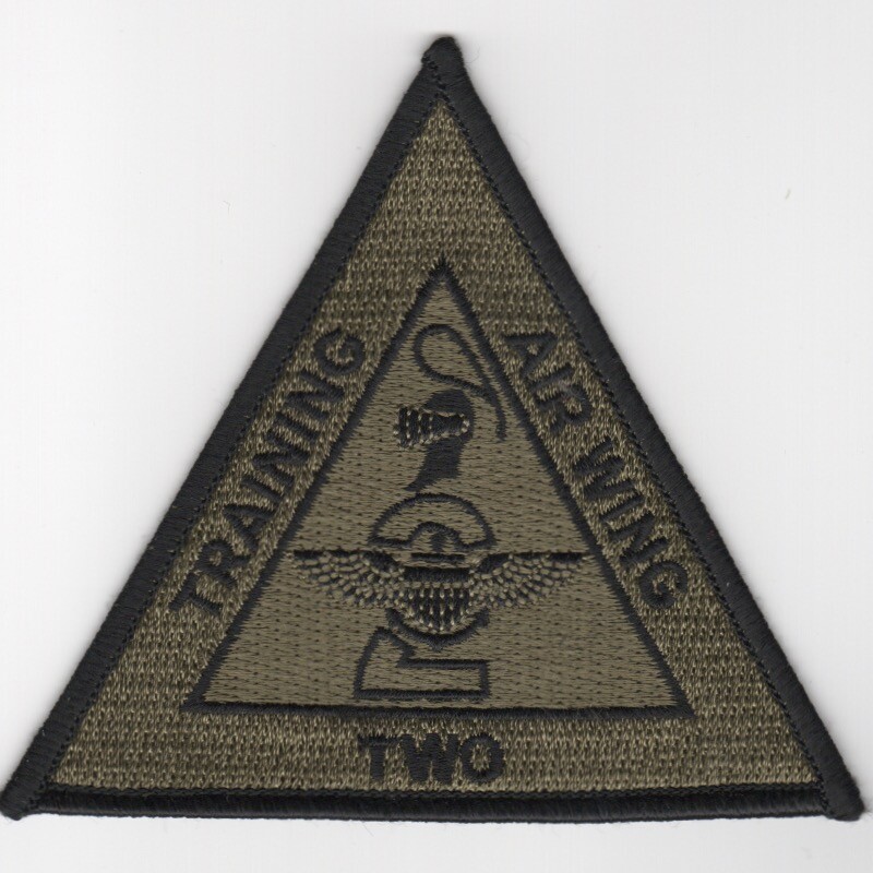 USN NAVY TRAINING WING 2 SUBDUED MILITARY EMBROIDERED PATCH | eBay