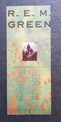 R.E.M. Green Album & Tour Promo Print Advertisement Vintage 1988 | eBay