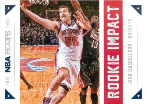 Josh Harrellson 2012-13 Panini NBA Hoops Rookie Impact Insert ...