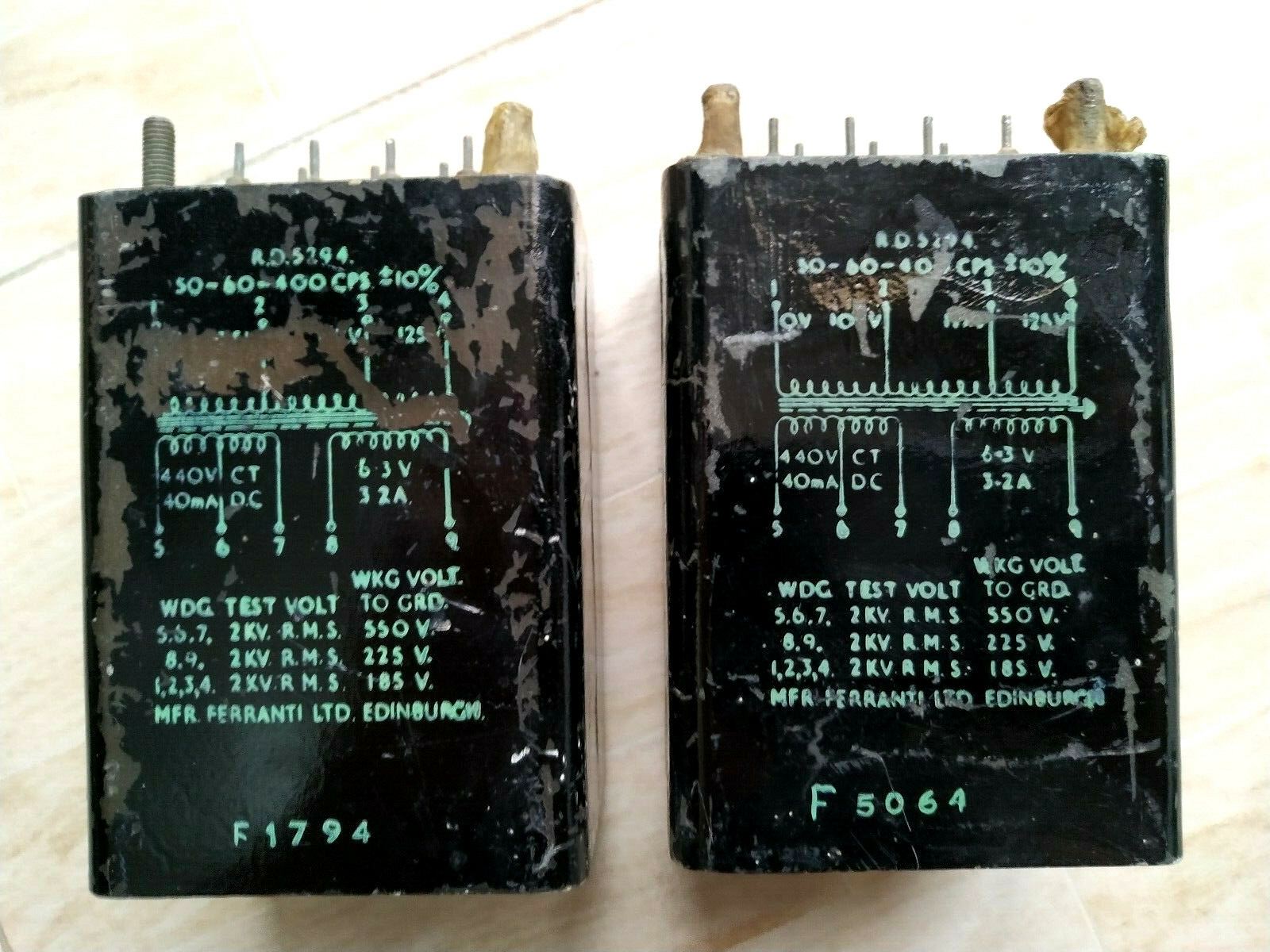 2x FERRANTI EDINBURGH RD5294, TA x preamplifier MADE IN UK | eBay
