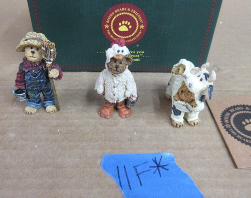 Boyds Bears Neville Farmer MacDonald Rufus Dufus Daryl 24021 Chicken ...