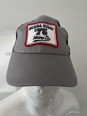 Bubba Gump Baseball Cap Great Condition Grey SnapBack | eBay Australia