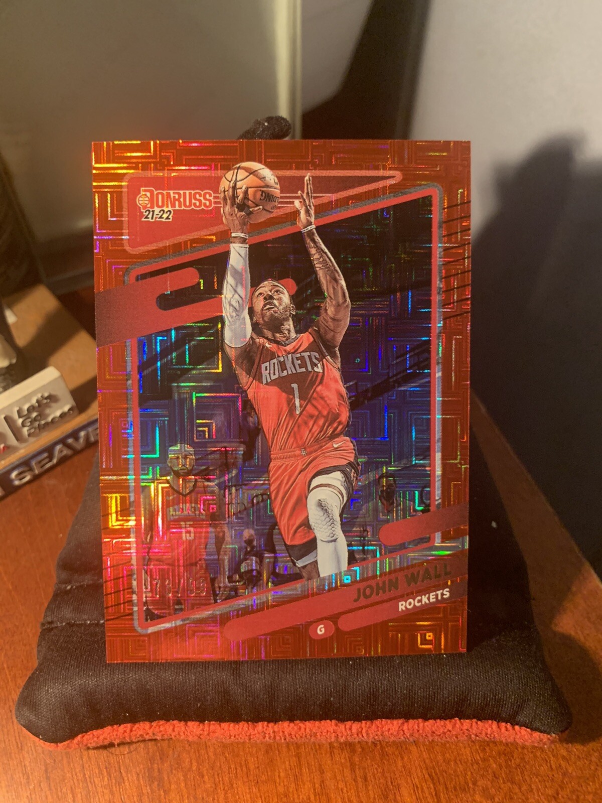 John Wall 2021-22 Donruss Choice Red Mojo /99 Houston Rockets Clippers ...