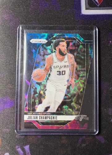 2024-25 Prizm Julian Champagnie Choice Nebula 1/1 #158 Spurs ERIC | eBay