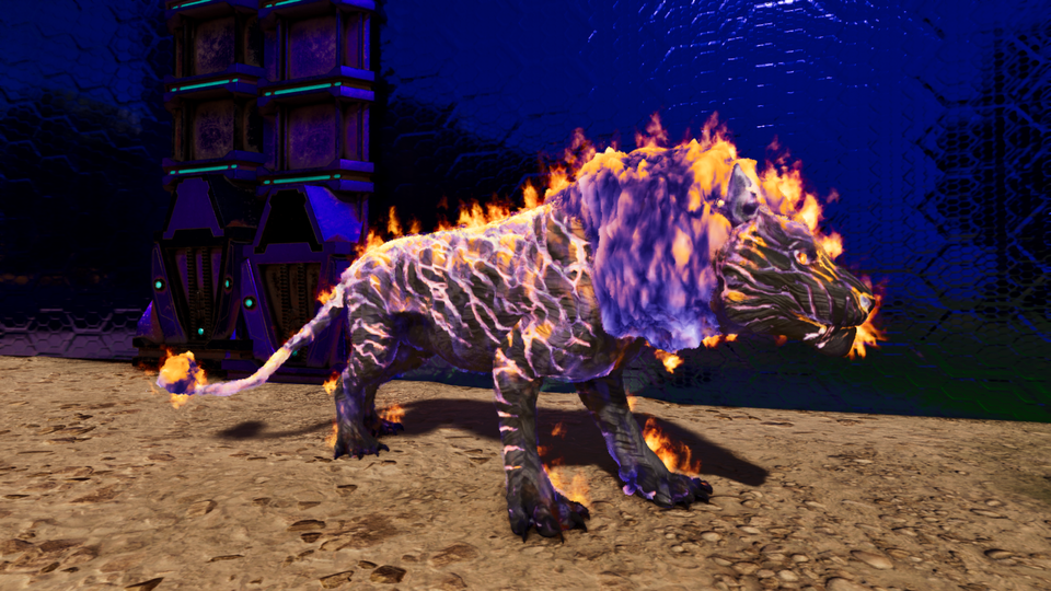ARK Survival Ascended PvE PC/XBOX/PS5 Top Stats Pyromane (lion ...