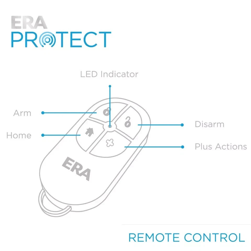 ERA Protect Wireless 868MHz Smart Alarm Remote Control Alarm Key Fob ...