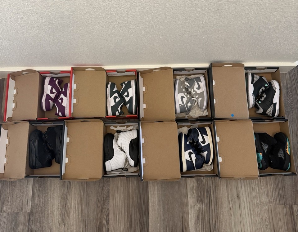 Size 5C Bundle Of Jordan’s & Dunks | eBay