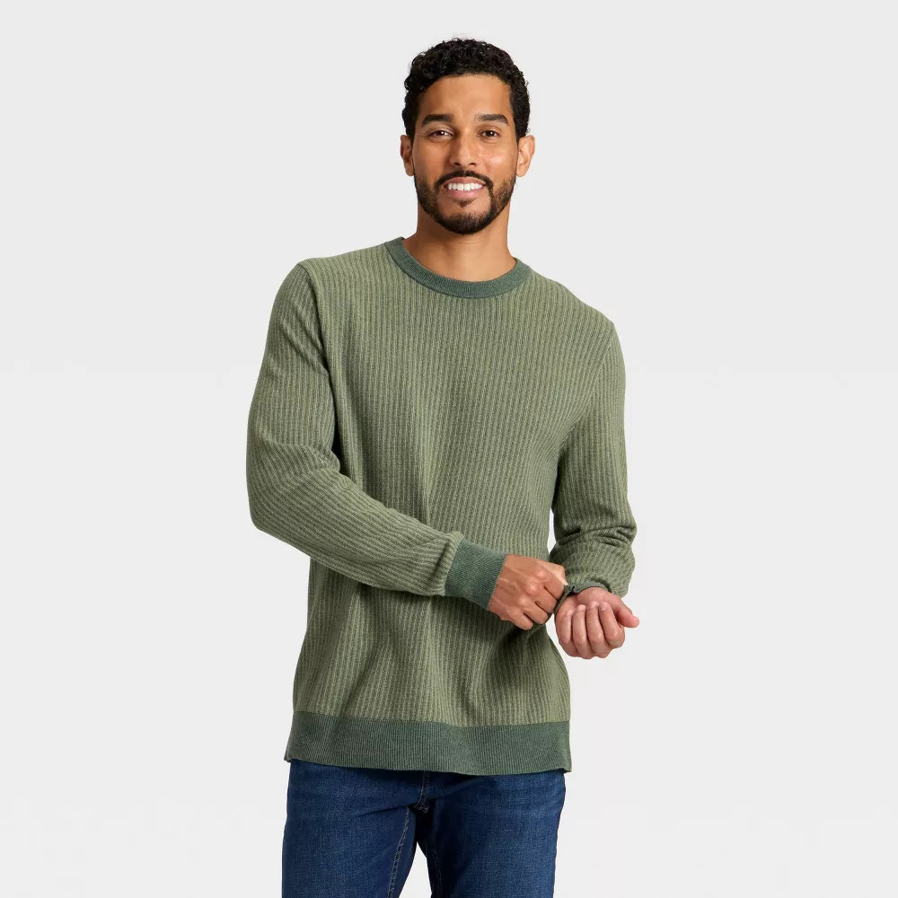 Men's Soft Knit Striped Sweater - Goodfellow & Co | eBay