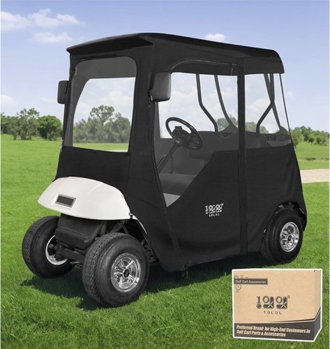 10L0L Golf Cart Deluxe Enclosure For EZGO TXT & RXV 2 Passenger 4 Sided ...