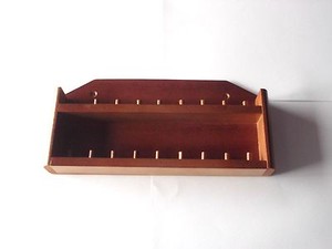 18pc Wooden Thimble Display Rack with Sides (Mahogany)( huge range ...