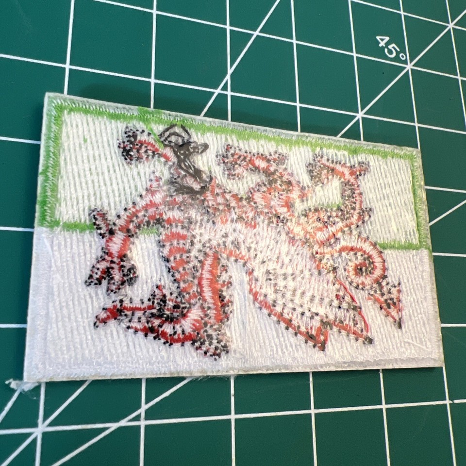 🔥Wales Welsh Flag Embroidered Patch Sew Iron On Red Dragon Cardiff ...