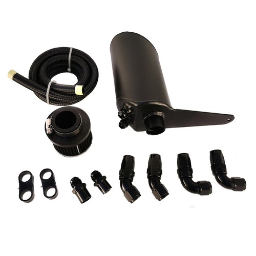 8AN Braided Oil Catch Can Kit For Ford Falcon BA/BF FG FGX FPV Territory BARRA | eBay