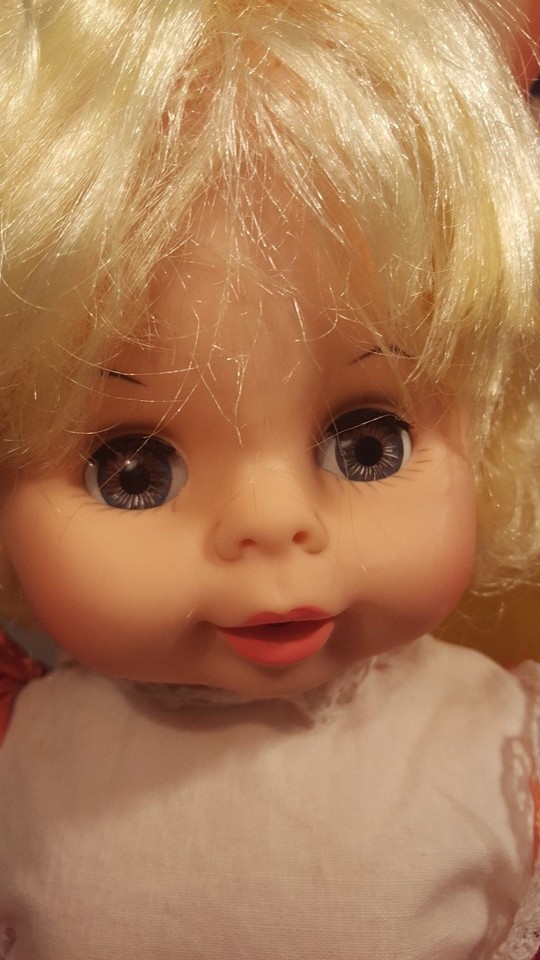 VTG Topper Toys 18" Tall Baby Luv'N Care Blonde Girl Doll Original ...
