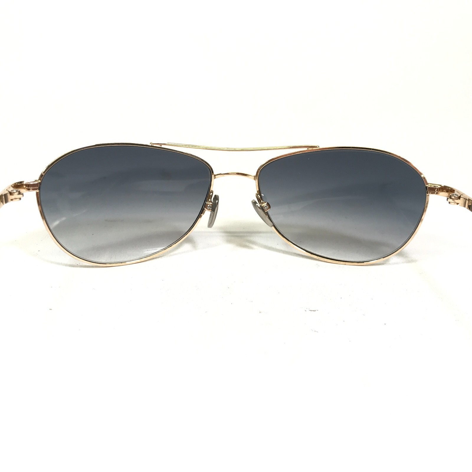 Morgenthal Frederics Sunglasses 636 EAGLE Gold Aviators with Blue ...
