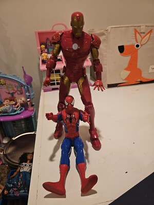 Disney Marvel Iron Man Talking Action Figure with Sound & Lights ...