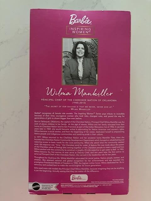 Principal Chief Wilma Mankiller Inspiring Women Barbie Doll! NRFB! | eBay