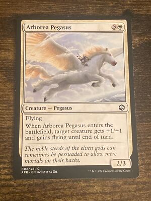 Arborea Pegasus (002) Adventures in the Forgotten Realms MTG Magic ...