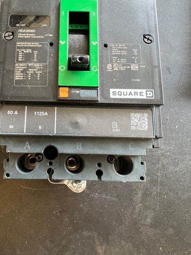 HDA36060 SQUARE D 3POLE 60AMP 600V CIRCUIT BREAKER | eBay