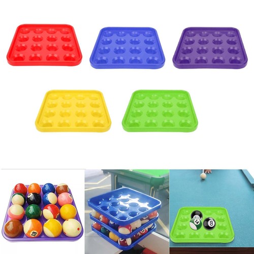 Billiard Ball Holder Tray 16 Holes Durable Anti Drop Pool Table ...