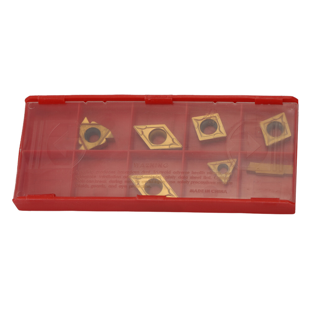 Lathe Carbide Inserts Tool & Holder Wrench Mini Lathe Set Turning ...