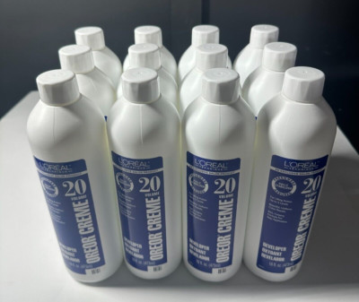 Lot of 12 L'Oreal Oreor Creme Developer - 20 Volume 16 OZ Each Expires ...