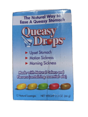 Queasy Drops 12 Natural Lozenges Lot Of 2 Essential Oils Motion Morning ...