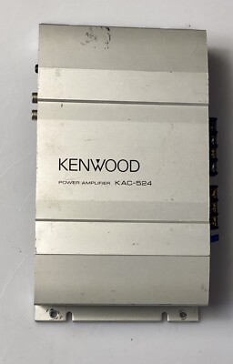 Kenwood Power Amplifier KAC-524 | Powers On | Sold As Is | Read ...