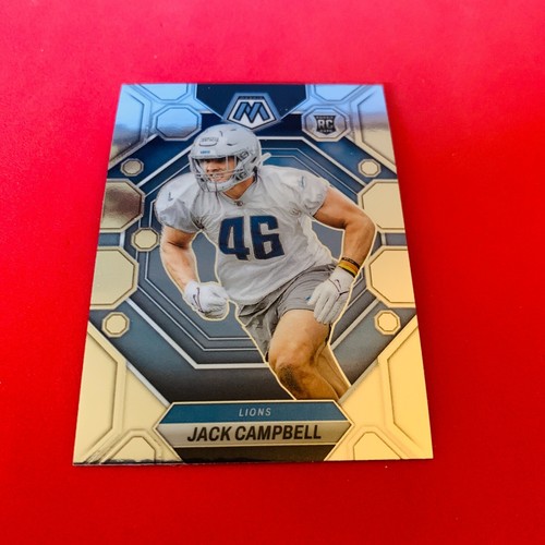 Jack Campbell .. ROOKIE PRIZM .. Detroit Lions .. 2023 Mosaic Card 323 ...