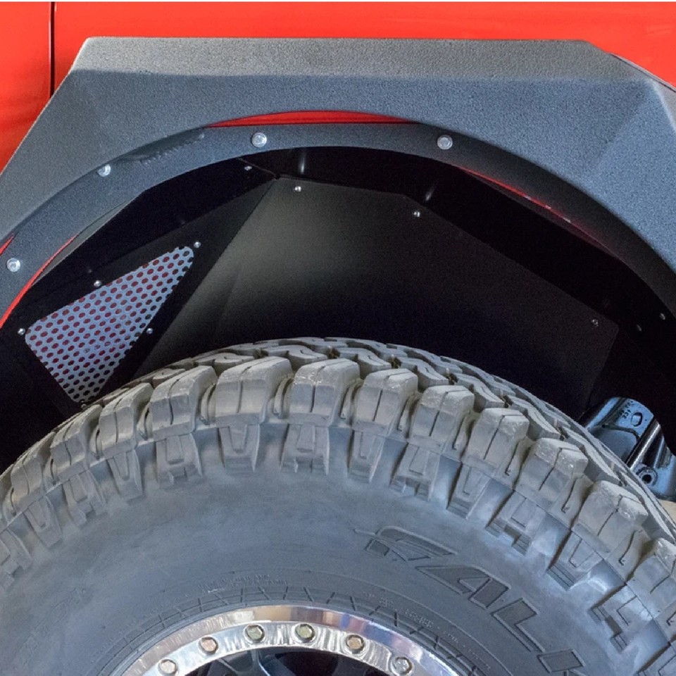 DV8 INFEND-03RB Offroad Black Rear Inner Fenders for Jeep Wrangler JL ...