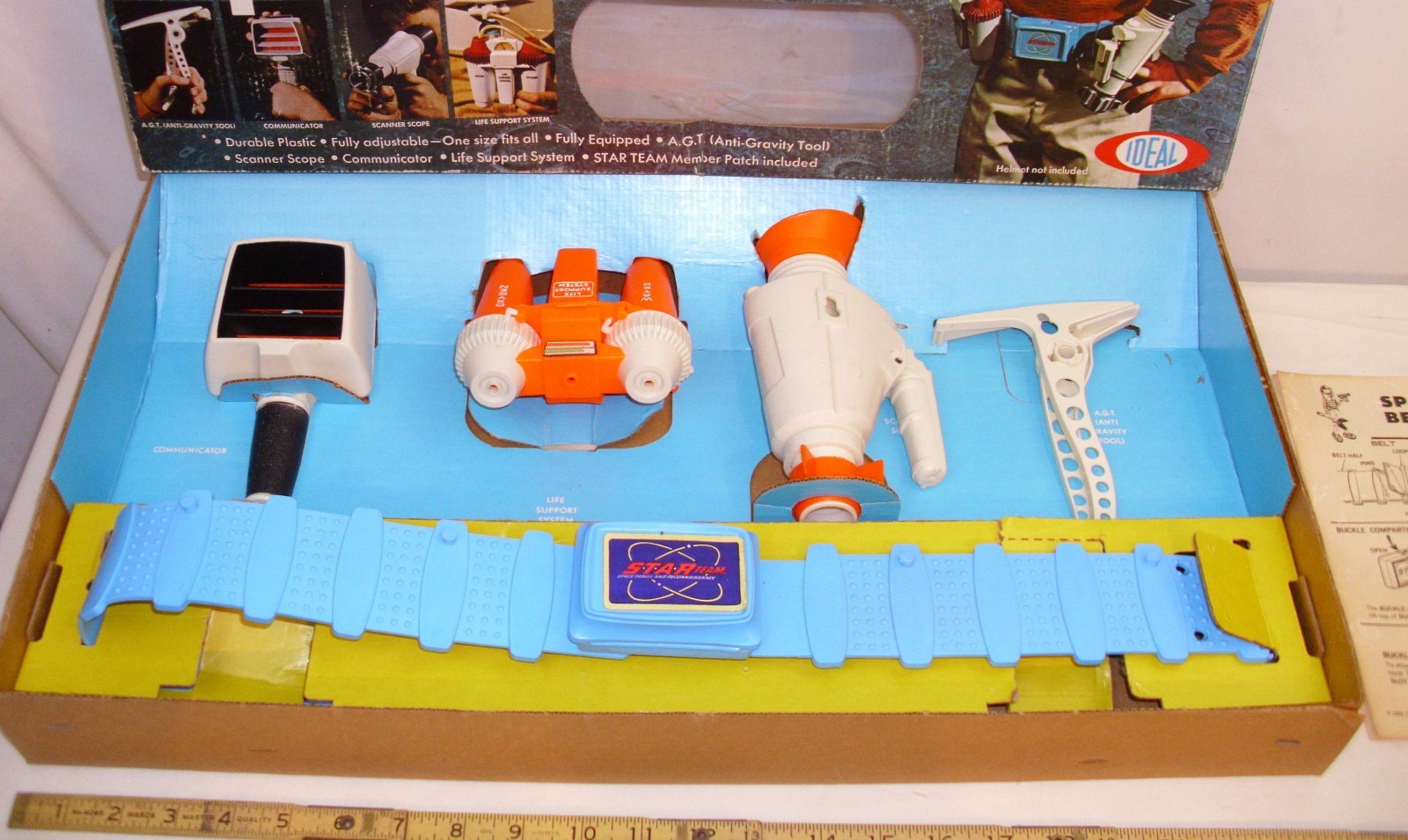IDEAL S.T.A.R. STAR TEAM SPACE BELT TOY PLAY SET 1969 BOXED COMPLETE | eBay