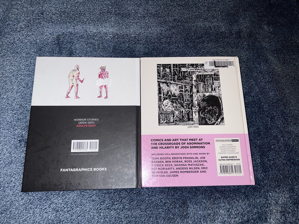 The Furry Trap + Flayed Corpse 1st Printing Josh Simmons Fantagraphics ...