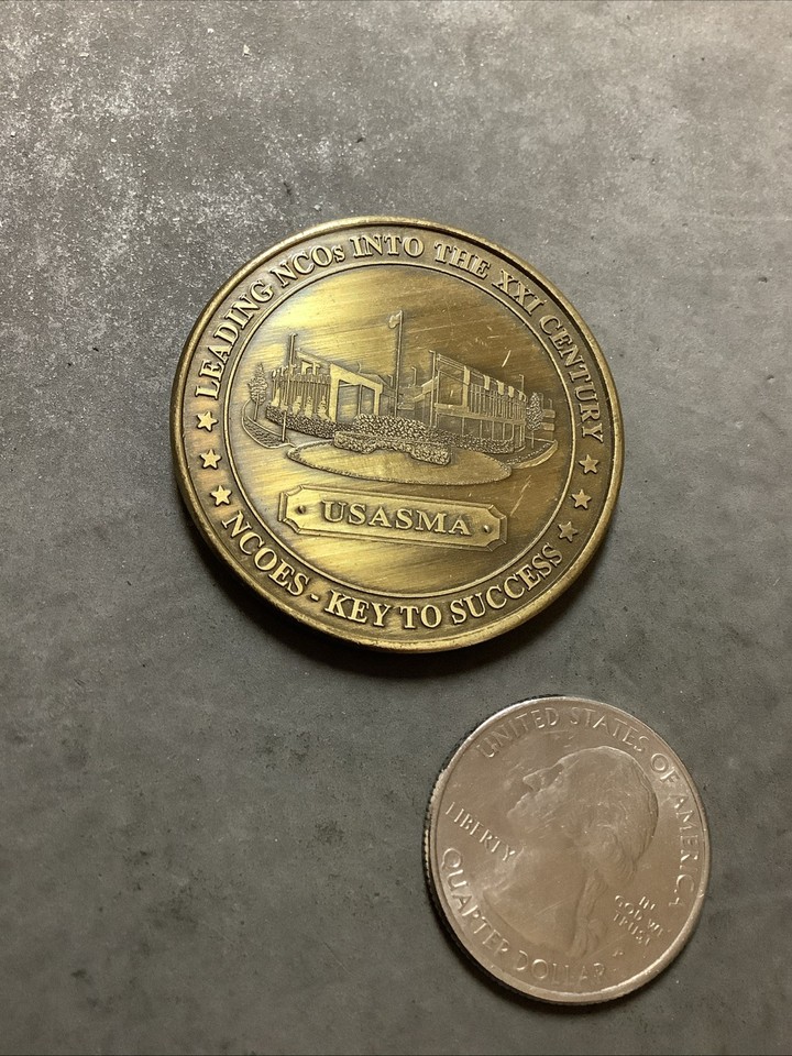 UNITED STATES ARMY SERGEANT MAJOR ACADEMY USASMA CSM CHALLENGE COIN ...