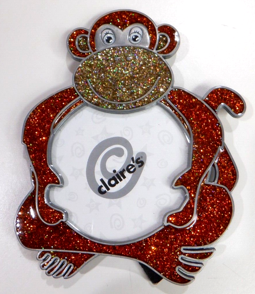 Claires Photo Frame Glamouras Glitter Monkey | eBay