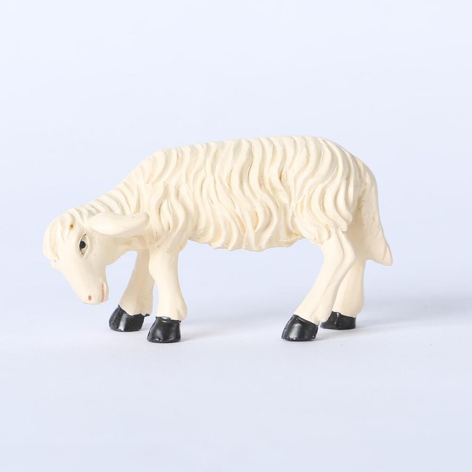 6PCS Sheep Toys Animal Figurines dollhouse Miniature Resin Ornament ...