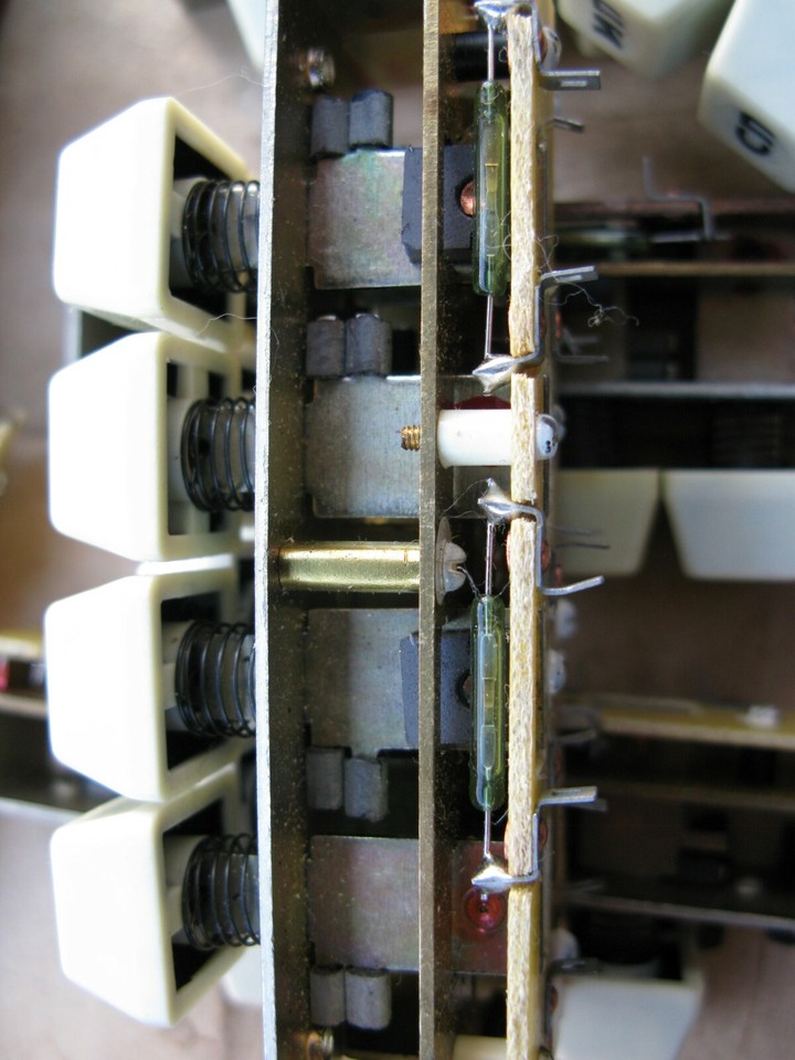 NOS new mechanical keyboard reed switch linear amiga spectrum atari c64 ...