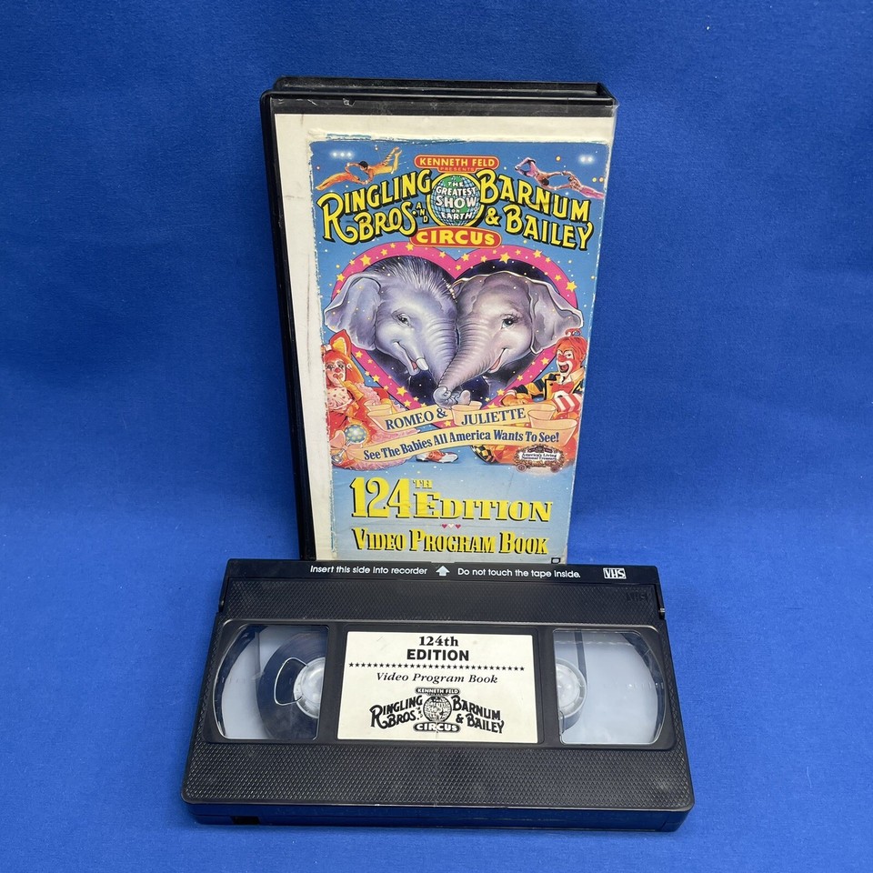 Ringling Bros and Barnum & Bailey Circus 124th Edition VHS Video ...