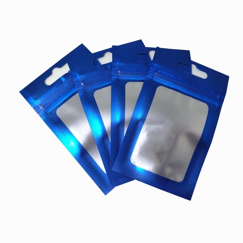 Clear Matte Blue Mylar for Zip Bag Plastic Seal Aluminum Foil Lock Food ...