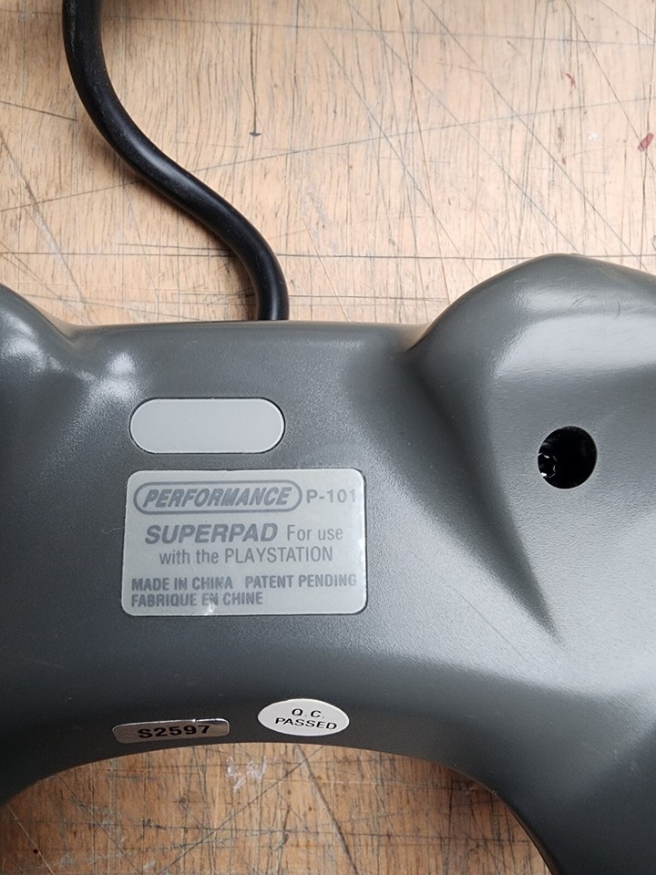 SuperPad Performance (P-101) PlayStation GamePad Gray | eBay
