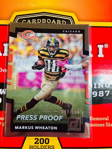2017 Panini Donruss - Press Proof Silver #127 Markus Wheaton /100 for ...