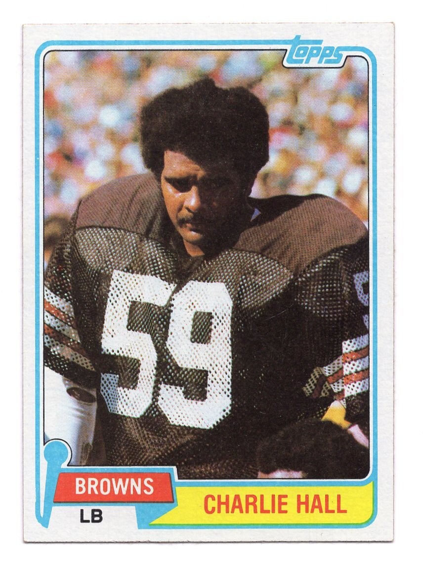 1981 Topps Football Card #89 CHARLIE HALL | eBay