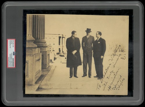 HOWARD HUGHES Signed Autographed 1938 Photograph Around-The-World ...
