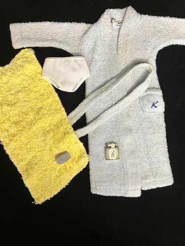 Barbie / KEN #784 "Terry Togs" - Blue Robe - Towel - Underwear - Razor ...